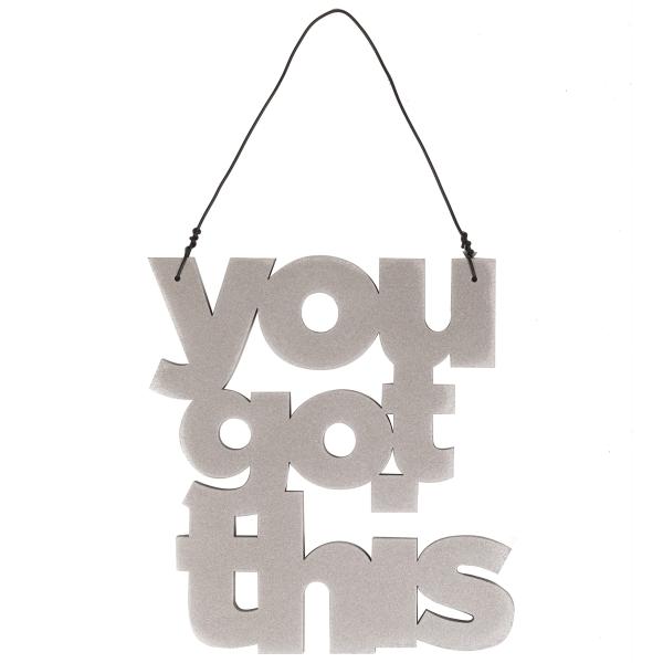 ・Sentimental Message - Features wording that reads "You Got This" to motivate and inspire every day・Sturdy, High-Quality...