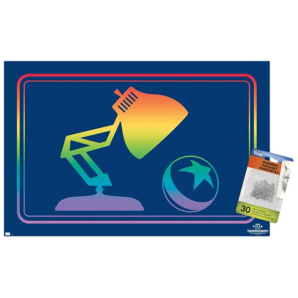 ・THIS TRENDS DISNEY PIXAR - LAMP PRIDE WALL POSTER uses high-resolution artwork and is printed on PhotoArt Gloss Poster ...
