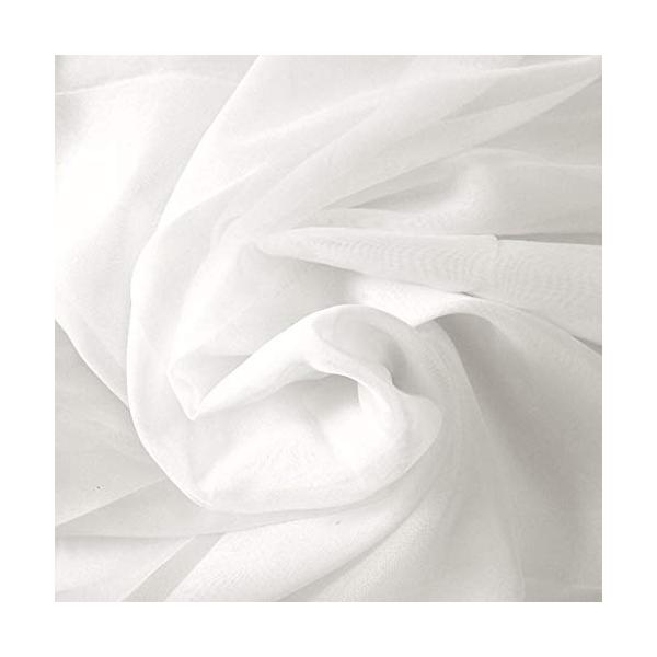 ・High-Quality Polyester Fabric: Made from 100% polyester, this voile fabric offers a smooth, consistent weave with a sof...