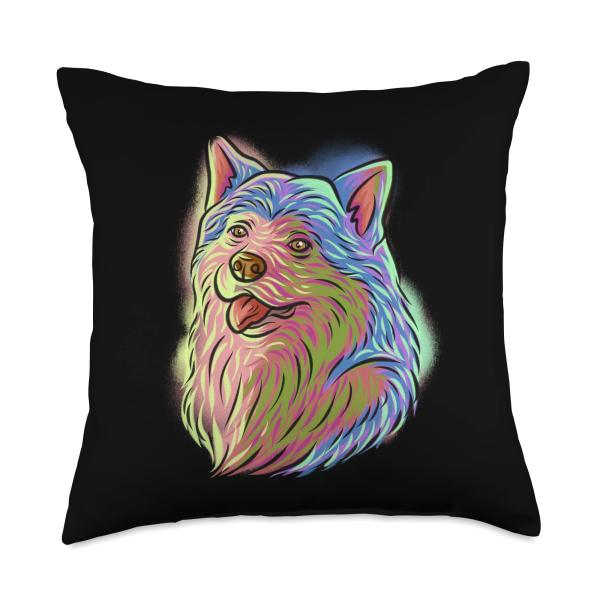 ・Colorful Pop Art Portrait Dog Mom Mother's Day Akita Inu Fox Design shows an arty multicolor cute drawing of a Akita In...