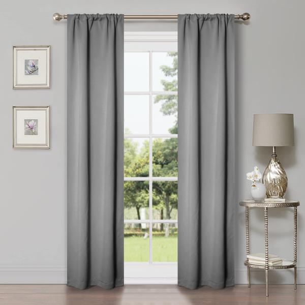 ・DURABLE AND MORE PRIVACY: Crafted from 100% polyester, our blackout curtains block 70-80% sunlight and UV rays; Thick t...