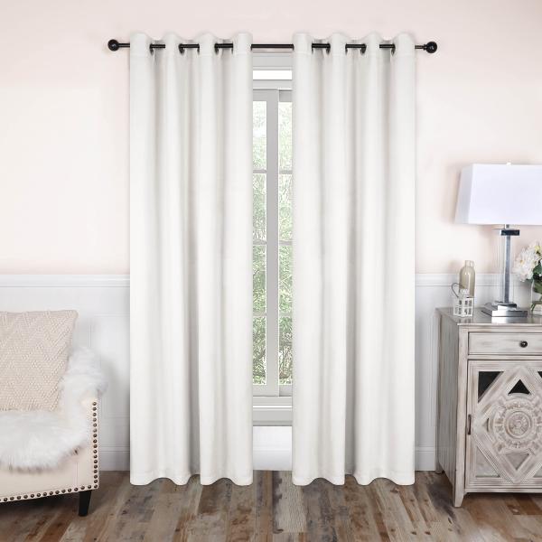 ・DURABLE AND MORE PRIVACY: Crafted from 100% polyester, our blackout curtains block 70-80% sunlight and UV rays; Thick t...