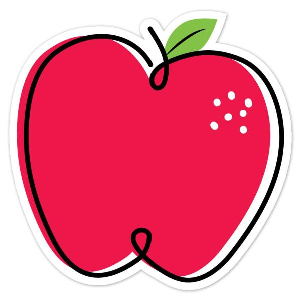 ・APPLE DESIGN - The big red apple traditionally associated with the teaching profession is a great addition to any learn...