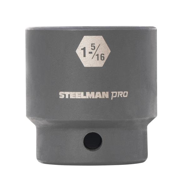 ・SOCKET SIZE - 1/2-Inch drive x 1-5/16-inch shallow depth socket| IMPACT COMPATIBLE - Rugged socket is impact grade well...