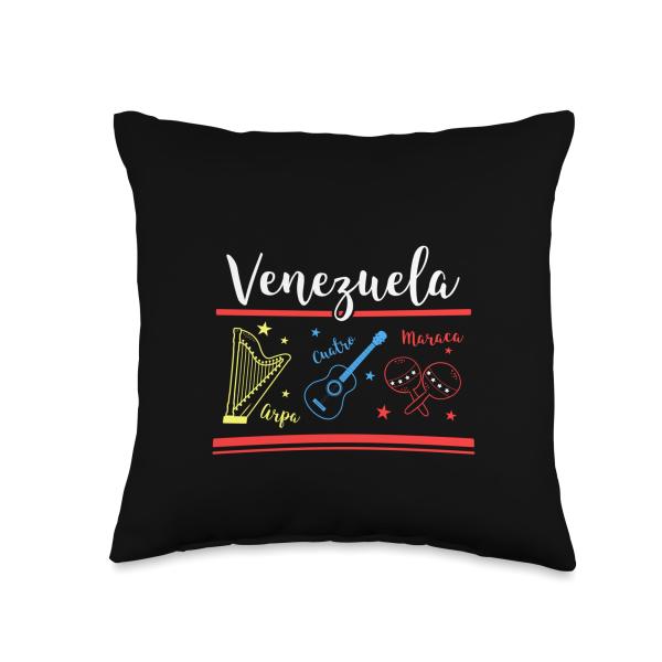 ・Enjoy the best Venezuelan party with this design of Arpa cuatro and maraca if you like Creole folklore like the joropo ...