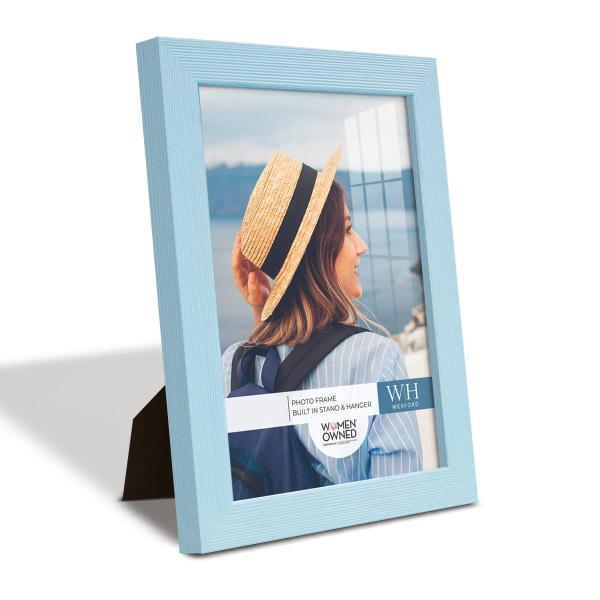 ・【Size】 The photo size (inner size) is 6"x8". Actual frame size (finished size) is 7.5"x9.5"x 0.75".・【Easy to Display】Th...