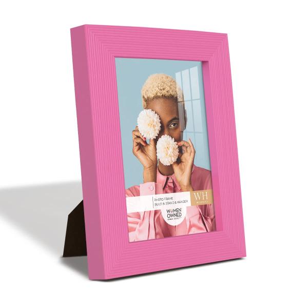 ・【Size】 The photo size (inner size) is 3.5"x5". Actual frame size (finished size) is 5"x6.5"x 0.75".・【Easy to Display】Th...