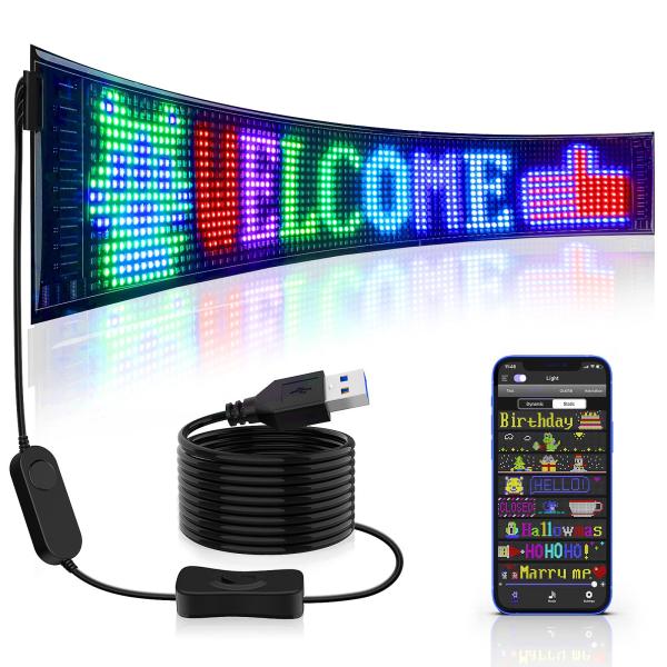 ・【Bright Huge Advertising Sign】The bright huge sign makes it easy to show people the effect of advertising. The pattern ...