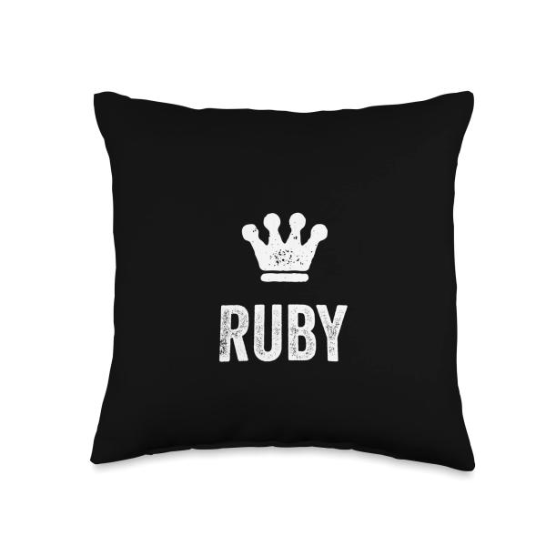 ・Ruby is an awesome name. A name fit for a queen or a princess. Why not wear this name with pride and a nice grunge vint...