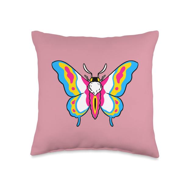 ・Pan Pride Moth Pansexual・100% spun-polyester fabric・Double-sided print・Filled with 100% polyester and sewn closed・Indiv...