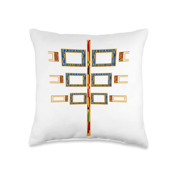 ・This traditional Ghanaian African Dashiki, Kente artistic illustration would be great for Afro Activities, African Fest...