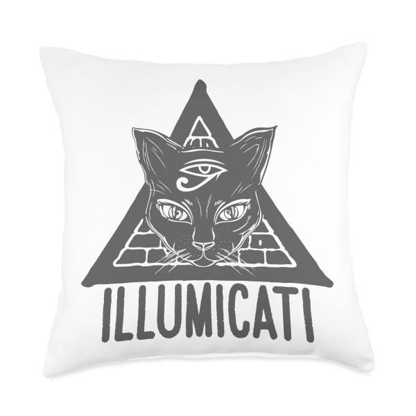 ・Funny Illumicati Cat Lovers Is Perfect for those who loves cats and are pet kitty lovers・A perfect gift for cat lover, ...