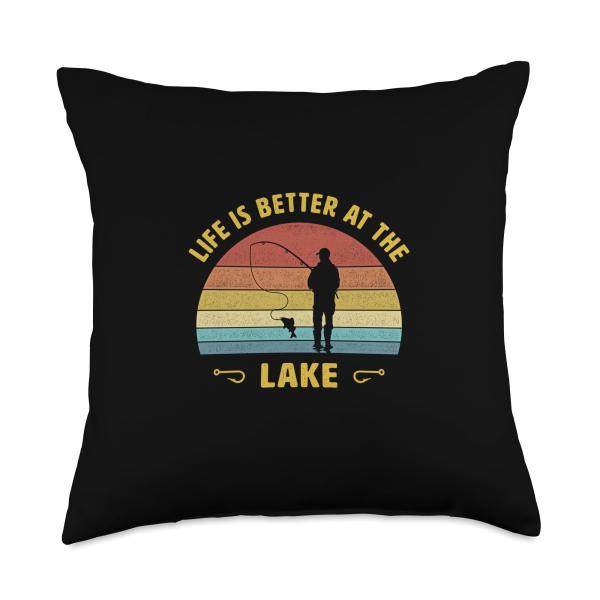 ・You love fishing and could fish every day. Then show it with this funny fishing design. Life is better at the lake. The...