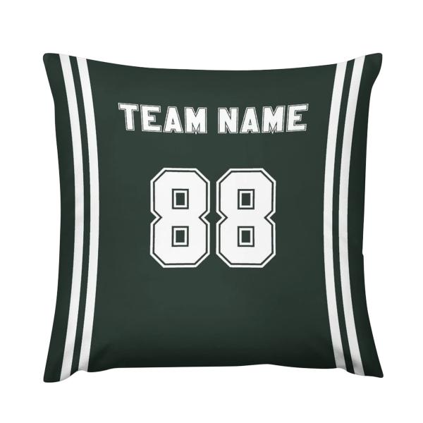 ・[Customized Sports Throw Pillow Case]Personalized football jersey style pillow case, unique custom pillowcase gift for ...