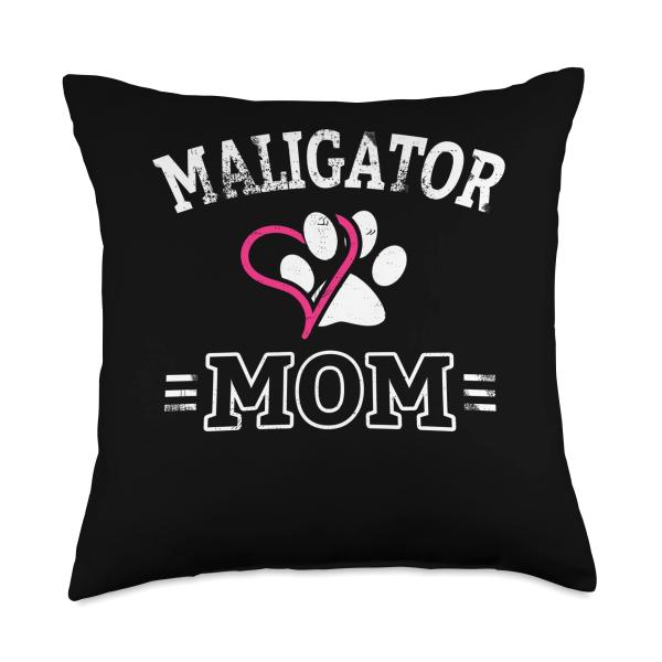 ・Funny says "Maligator Mom" , perfect tee for Mals Dog Momma Grandma, Belgium Malinois Mama, K9 Police Officer Sheriff U...
