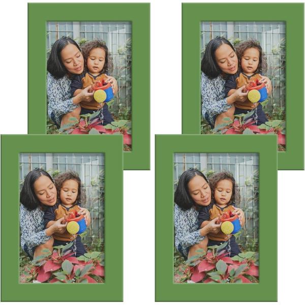 ・?【Size】The photo size (inner size) is 3.5"x5". Actual frame size (finished size) is 5"x6.5"x 0.75".・?【Easy to Display】E...
