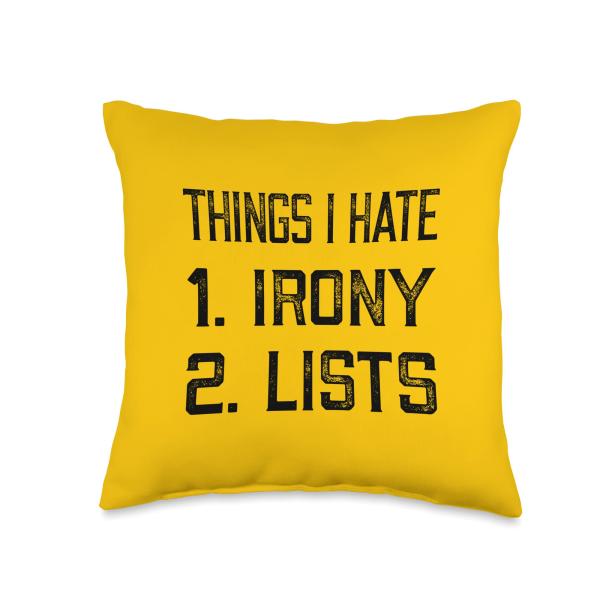 ・A bit of fun for the grumpy, grouch or curmudgeon. A list of things I hate with the irony being both of those things ar...
