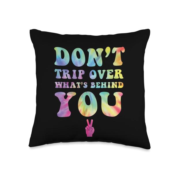 ・Don't Trip Over What's Behind You is perfect for the hippie mama or gypsy that loves her hippy vibes.・100% spun-polyest...