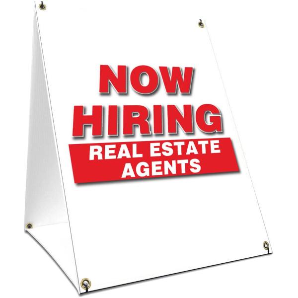 ・Lightweight "A Frame" with 18" x 24" Printed graphics on front and back.・Easy To Assemble - Kit Includes Zip Ties Neede...