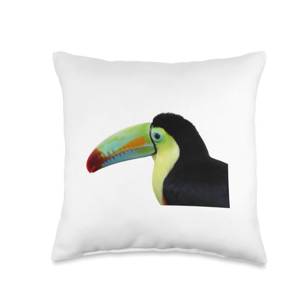 ・Toucan Bird Ornithology apparel design features an image of the head of a beautiful toucan. Toucans are part of the fam...