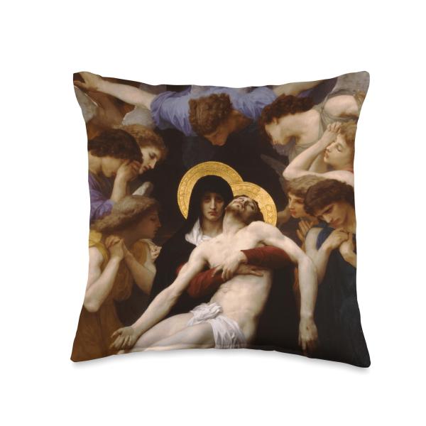 ・Religious Art design. Pieta is a Neoclassical and Academic oil on canvas painting created by William-Adolphe Bouguereau...