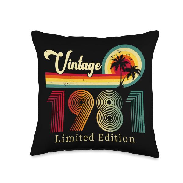 ・Vintage 1981 Limited Edition Birthday Retro Vintage Sunset. Great Gift Idea For A 41st Birthday With A Retro Vintage Su...