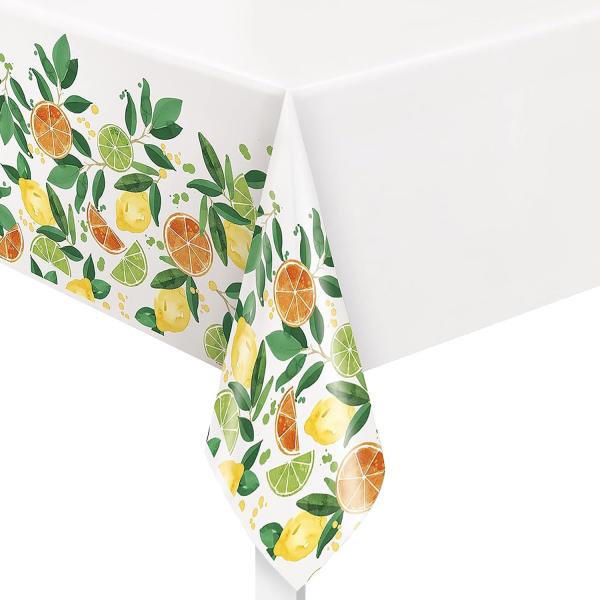 ・RECTANGULAR TABLE COVER: Measuring 54" x 84", our Citrus Fruit Rectangular Table Cover is the ideal size for most table...