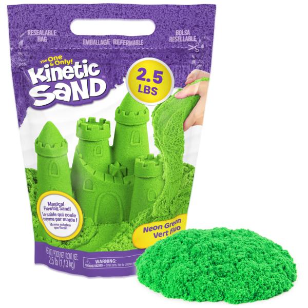 ・Amazon exclusive Kinetic Sand: Kids can squish the colored sand ＆ mix with other colors for their creations. Store sand...