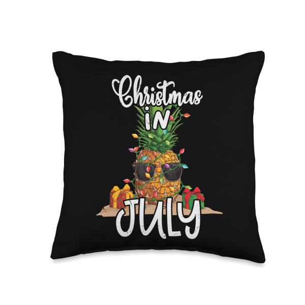 ・Funny summer christmas cruise design features a pineapple with christmas lights and reads Christmas in July. It's the p...