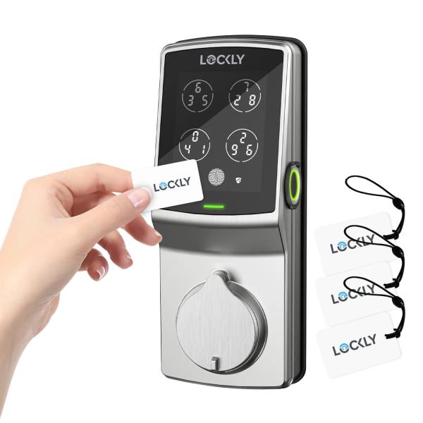 ・Multiple Ways to Unlock Your Door: Experience modern keyless entry door lock, featuring five convenient unlocking metho...
