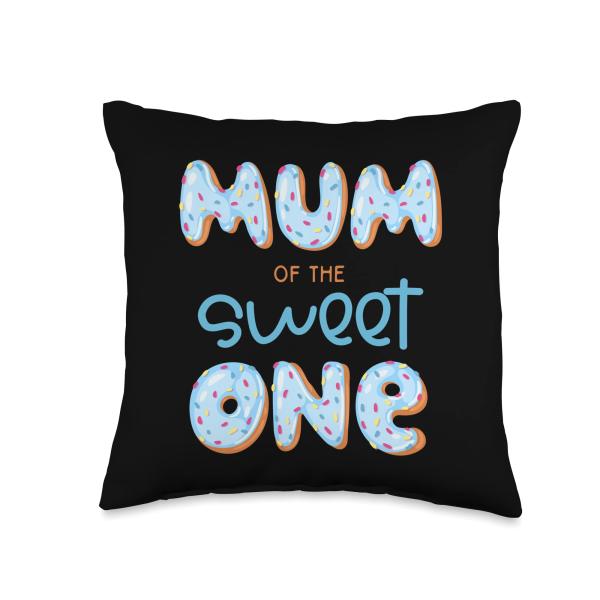 ・Mum of The Sweet One Donut Mummy Mother unique first birthday party ideas boy matching family group theme 1st outfits p...