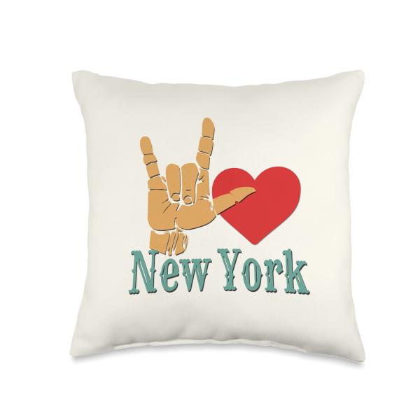 ・American Sign Language design great for tourists, travelers and for everyone who Loves New York・Love Sign Says I Love N...