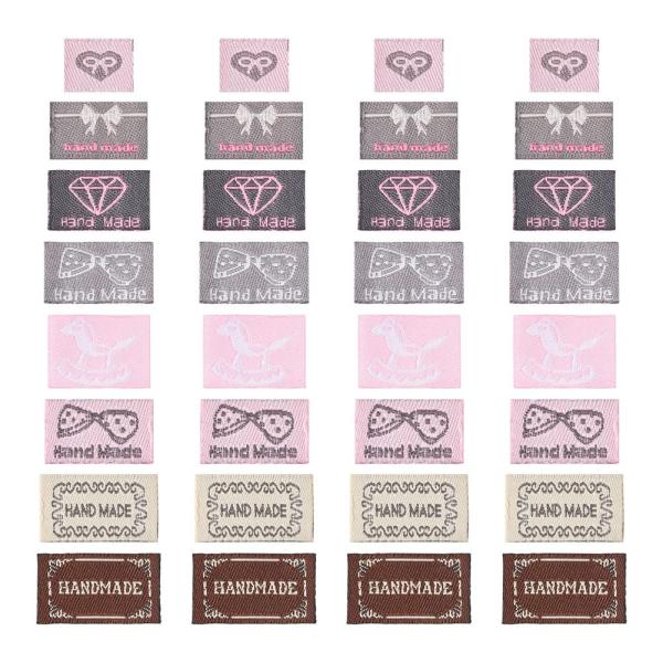 ・【What You Get】: 640pcs labels, 8styles, 80pcs/style----Size: about 11-16x17-25x0.3-0.4mm. For more details, please see ...