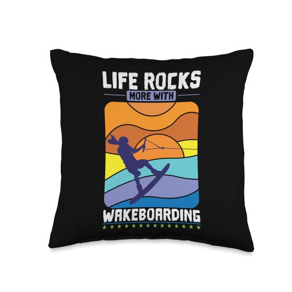 ・Chic design on the theme of wakeboarding. Wonderful as a present for Christmas or B-Day. Perfect as a pyjama top or pyj...