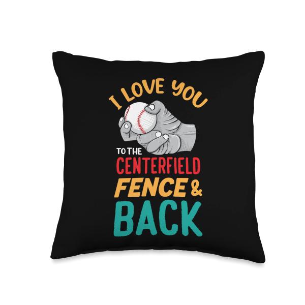 ・I Love You To The Centerfield Fence ＆ Back Baseball Love Design.・Simple and classic design for that special person in y...