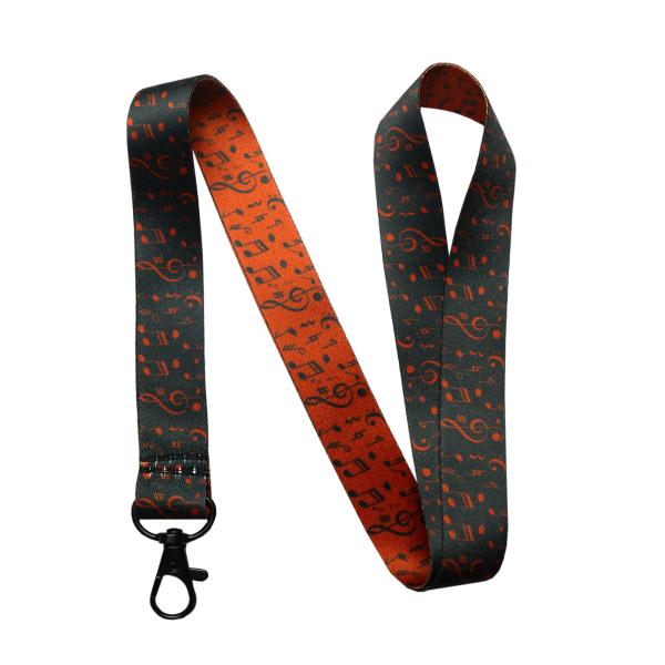 ・Upgrade Your Everyday Look with Cool Keychains Lanyard - This 20-inch long, 3/4-inch wide music note neck lanyard keeps...