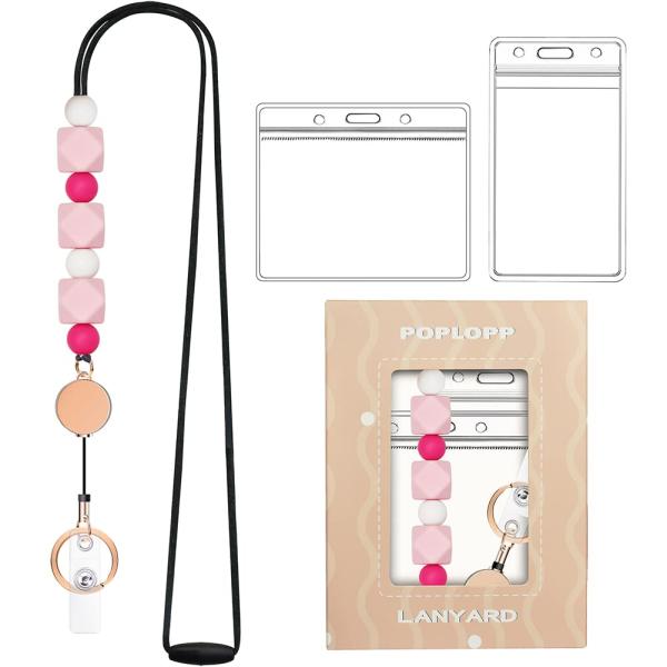 ・【Premium ＆ Safty Material】 Our retractable lanyard has a food grade silicon is made. Smooth Edge. No Special Smell. The...