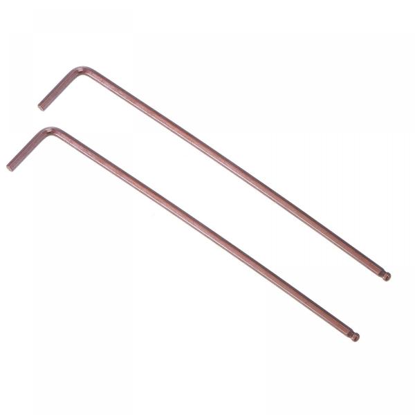 ・[Size] - 2.5mm ball end tip, 4.41" (112mm) total length.・[Anti-Rust Finish] - Chrome plated and red paint surface treat...