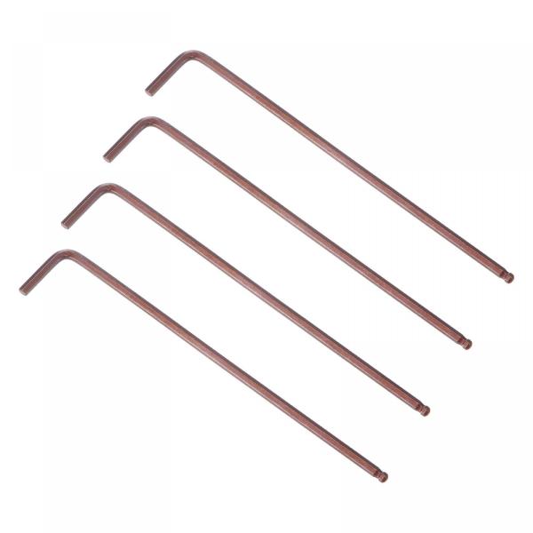 ・[Size] - 3mm ball end tip, 5" (127mm) total length.・[Anti-Rust Finish] - Chrome plated and red paint surface treatment ...