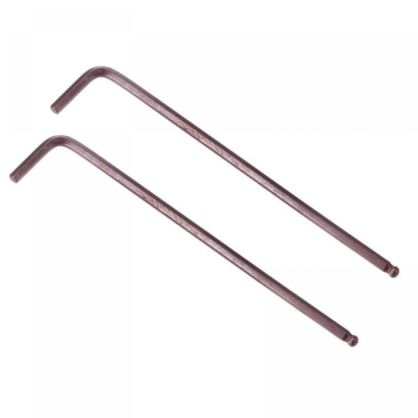 ・[Size] - 4mm ball end tip, 5.71" (145mm) total length.・[Anti-Rust Finish] - Chrome plated and red paint surface treatme...