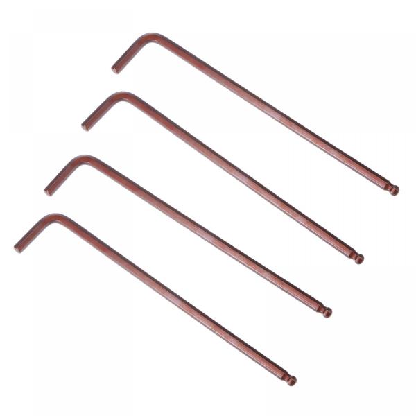 ・[Size] - 5mm ball end tip, 6.42" (163mm) total length.・[Anti-Rust Finish] - Chrome plated and red paint surface treatme...