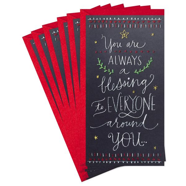 ・Wish friends or family members a happy holiday with a festive Christmas card and gift card or cash.・Holiday card pack i...