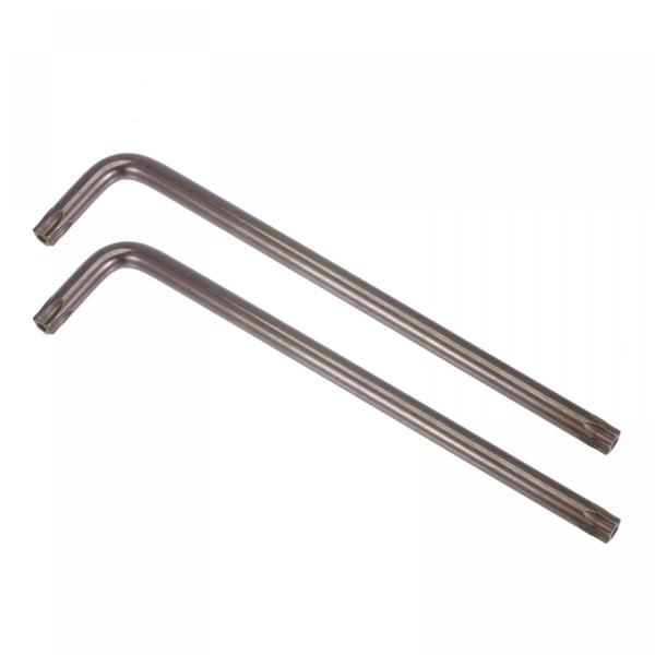 ・[Size] - T55 Torx drill tip can be used for tamper-resistant security screws; the long arm is 9.45" (240 mm), the short...