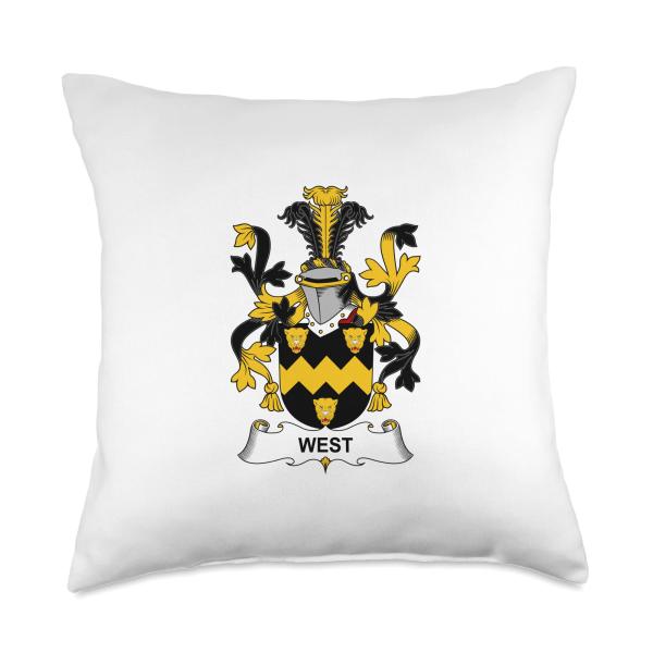 ・Show off your last name and ancestry in this heraldry surname featuring the West coat of arms and family crest shield. ...