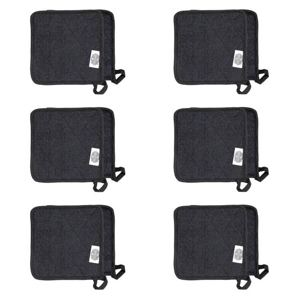 ・QUALITY: 144 bulk case pack of premium quality pot holder made up of 100% cotton (terry-looped), designed to feel soft ...