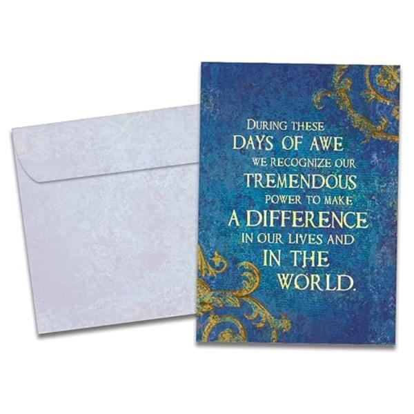 ・Inside Greeting: May you be inscribed into the book of life | Cover Greeting: During these days of awe, we recognize ou...