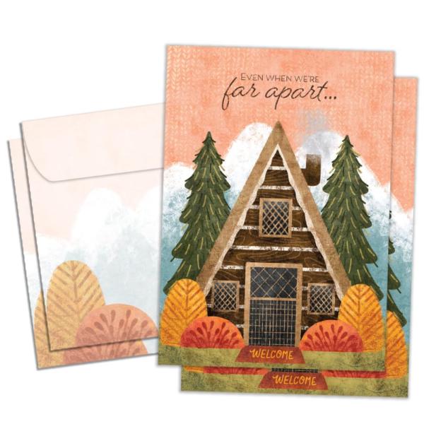 ・Inside Greeting: You're always welcome in my heart. Happy Thanksgiving! | Cover Greeting: Even when we're apart.... The...