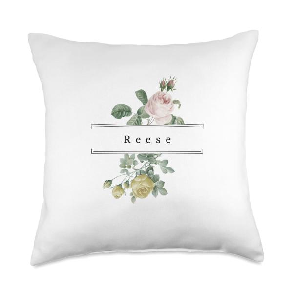 ・First name Reese personalized tshirt for is a stylish vintage antique rose birthday gift for Reese. Wear this awesome t...