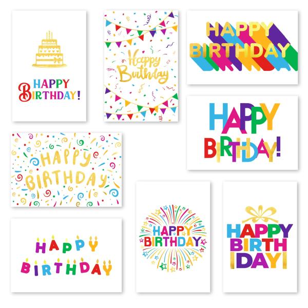 ・Celebrate Every Birthday: our 120 expertly-crafted designed cards feature fresh, modern designs suitable for children, ...