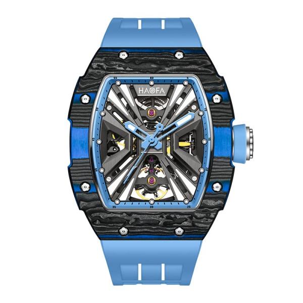 ・Men's Skeleton Automatic Mechanical Watch: Automatic hollow watch, equipped with 7H50 automatic mechanical movement, 80...